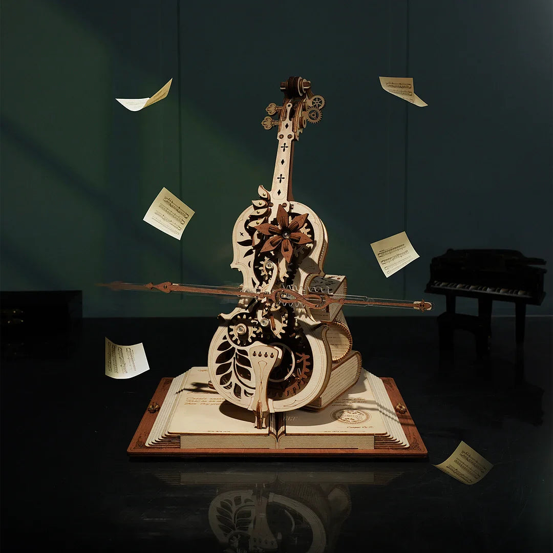 3D Puzzel - Magische Cello – Figured'Art