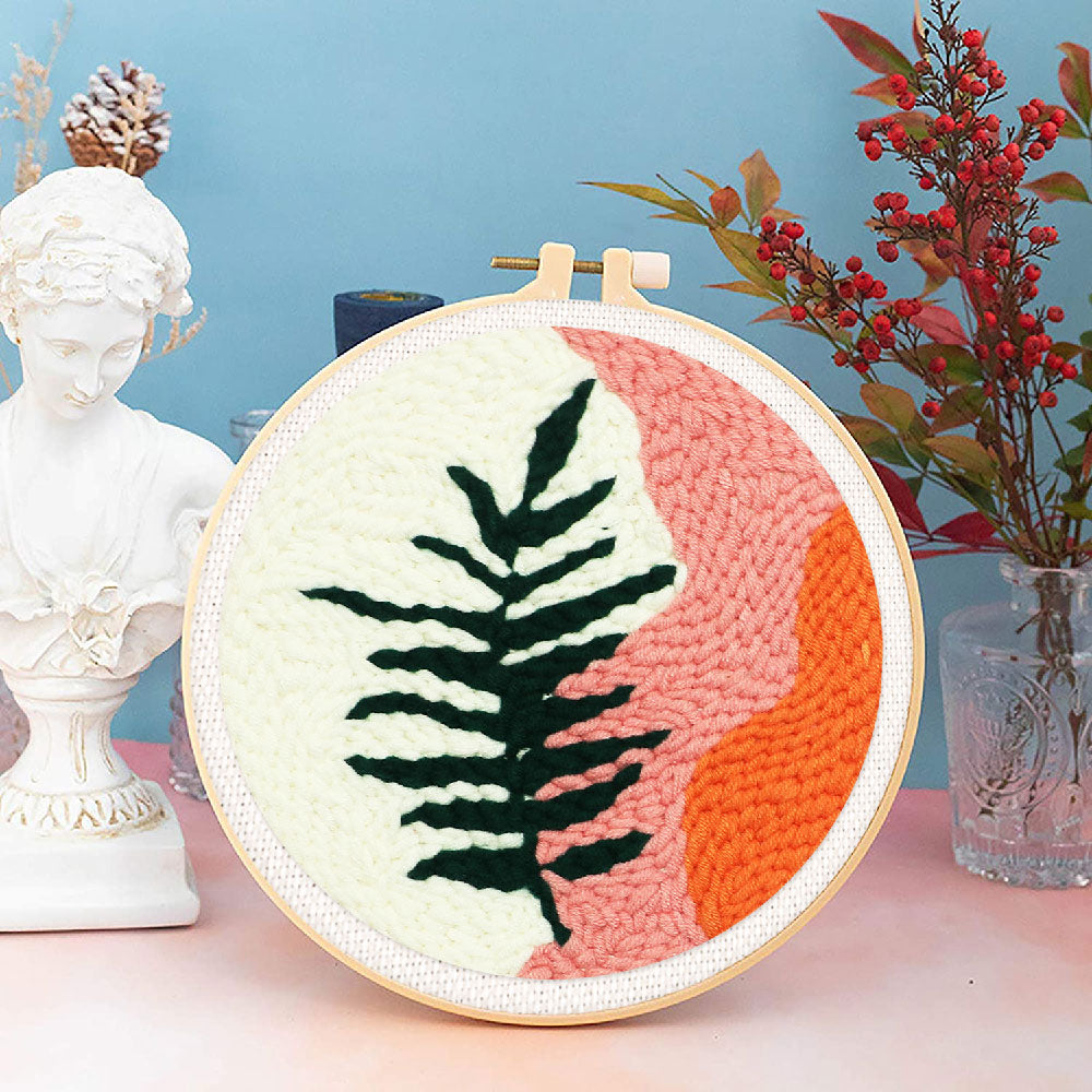 Punch Needle pakket Blad Variatie 2 – Figured'Art