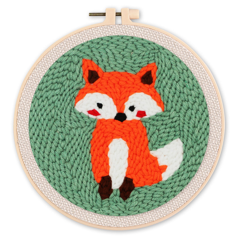 Punch Needle pakket Vos – Figured'Art